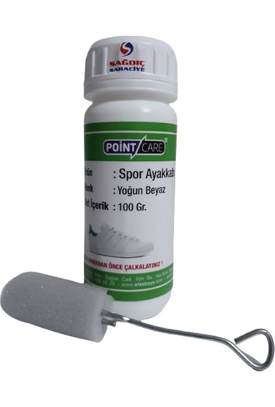 Point Care Yoğun Beyaz Deri Spor Ayakkabı Boyası Point Care Yoğun Beyaz Deri Spor Ayakkabı Boyası