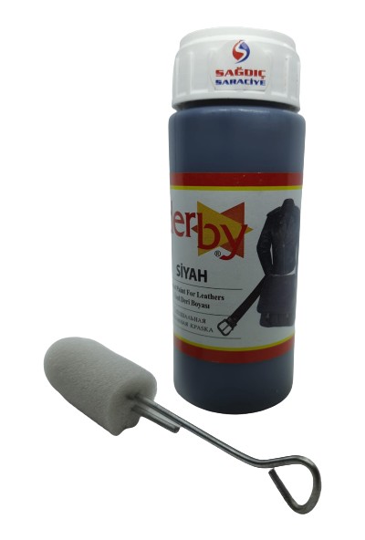 Derby Siyah Deri Mont Boyası