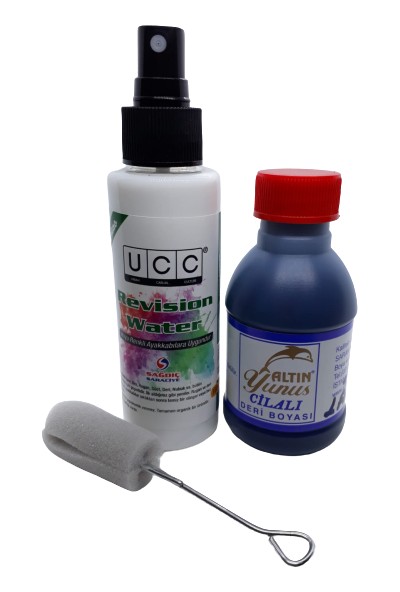 Altınyunus Cilalı Lacivert Deri Ayakkabı Boyası ve Ucc Ayakkabı Temizlik Spreyi