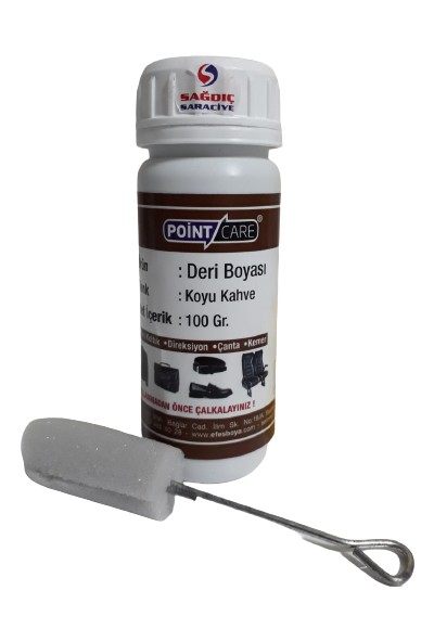Point Care Kahve Deri Boyası Döşeme Mont Çanta Ayakkabı Kemer Boyası Point Care Kahve Deri Boyası Döşeme Mont Çanta Ayakkabı Kemer Boyası