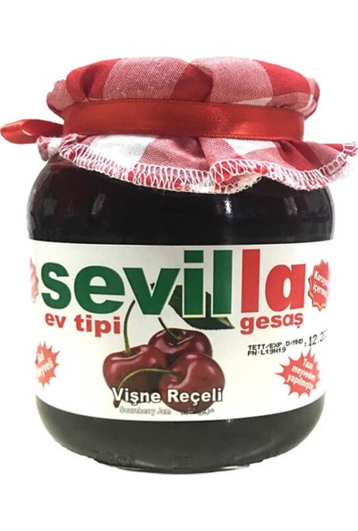 Gesaş Ev Tipi Vişne Reçeli 400 gr Gesaş Ev Tipi Vişne Reçeli 400 gr