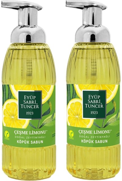 Eyüp Sabri Tuncer Çeşme Limonu Köpük Sabun 500 ml x 2 Adet Eyüp Sabri Tuncer Çeşme Limonu Köpük Sabun 500 ml x 2 Adet