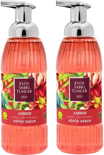 Eyüp Sabri Tuncer Amber Köpük Sabun 500 ml x 2 Adet Eyüp Sabri Tuncer Amber Köpük Sabun 500 ml x 2 Adet