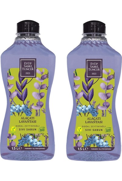 Eyüp Sabri Tuncer Alaçatı Lavantası Sıvı Sabun 1,5 lt x 2 Adet