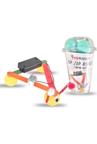 Promaker Zıp Zıp Robot Yapım Seti ve Stem+A Eğitim Içeriği