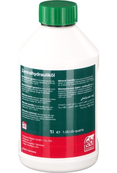 FEBI Hidrolik Direksiyon Yağı Yeşil 1 l FEBI Hidrolik Direksiyon Yağı Yeşil 1 l