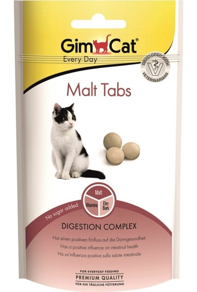Gimcat Malt Tabs Kedi Ödül Tableti Gimcat Malt Tabs Kedi Ödül Tableti