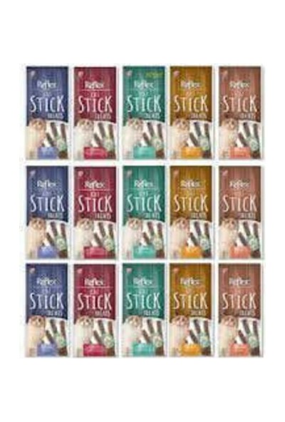 Reflex Karışık Kedi Ödülü Stick x 10 Adet Reflex Karışık Kedi Ödülü Stick x 10 Adet