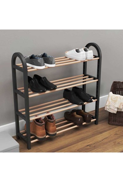 Sinbo Ahşap Ayakkabılık 4 Katlı Sinbo
