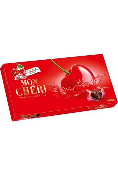 Mon Cherı Vişne Likörlü Çikolata 157GR (15 Pralinen )