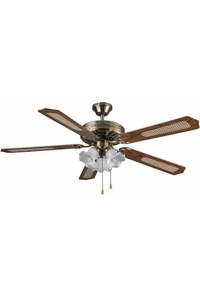 Rolla Tavan Vantilatörü Meşe 5 Kanat Vantilatör