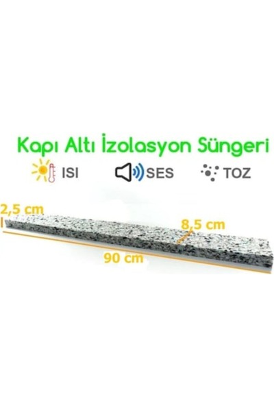 HYSTORE Yapışkanlı Kapı Altı Isı Yalıtım Süngeri Eşik Süngeri 2 Adet HYSTORE Yapışkanlı Kapı Altı Isı Yalıtım Süngeri Eşik Süngeri 2 Adet