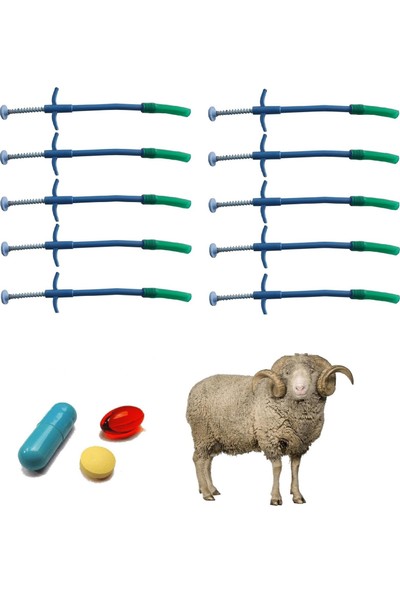 Çiftçi Makinesi Hap Yutturma Sondası Küçükbaş 10'lu