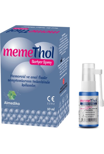 Almediko Memethol Bariyer Sprey 10 ml
