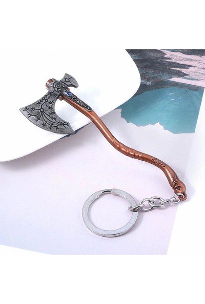 JTS God Of War Sony Playstation Gow Balta Anahtarlık