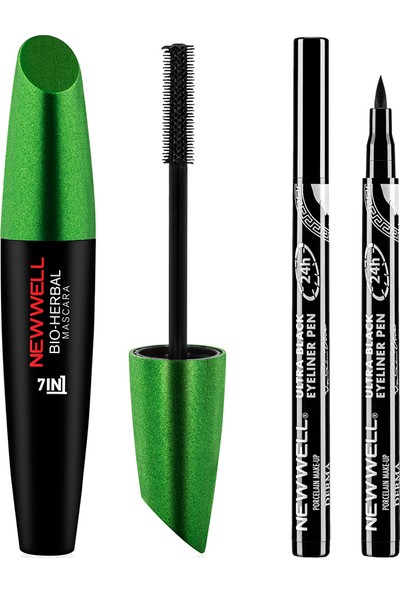 New Well Bio - Herbal Mascara 7in1 / Eyeliner Pen - Set