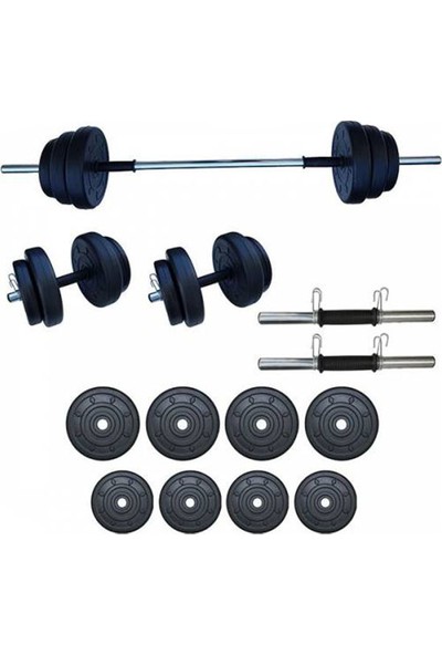 Ser Spor 35 kg Yaylı Halter Dambıl Seti Ser Spor 35 kg Yaylı Halter Dambıl Seti