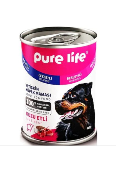 Pure Life Kuzu Etli Konserve Yetişkin Köpek Maması 415 gr x 24 Adet Pure Life Kuzu Etli Konserve Yetişkin Köpek Maması 415 gr x 24 Adet