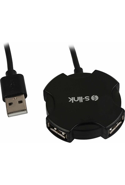 S-Link Swapp SW-U212 4 Port USB 2.0 Siyah USB Hub S-Link Swapp SW-U212 4 Port USB 2.0 Siyah USB Hub