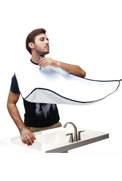 Mormela Pratik Sakal Kesme Örtüsü - Beyaz Mormela Pratik Sakal Kesme Örtüsü - Beyaz