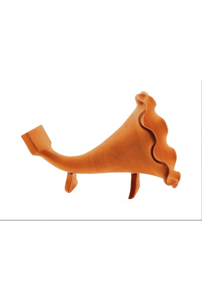 Fay Sanat Büyük Boy Ham Toprak Gramofon