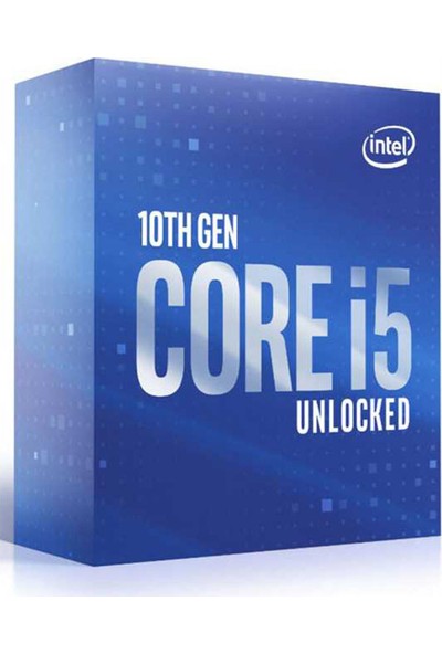 Intel Core i5 10600K 4.10GHZ LGA1200 12MB Cache Işlemci Intel Core i5 10600K 4.10GHZ LGA1200 12MB Cache Işlemci