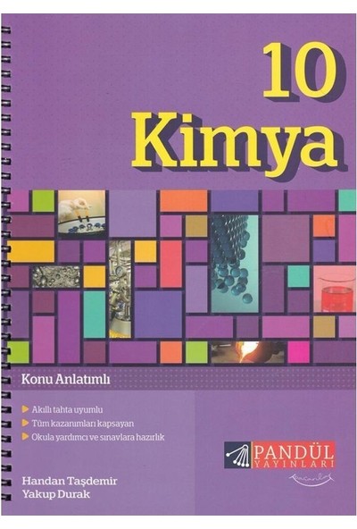 Pandül Yayınları 10. Sınıf Kimya Konu Anlatımlı Pandül Yayınları 10. Sınıf Kimya Konu Anlatımlı
