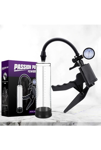 Dr. Love Basınç Göstergeli Tabanca Mekanizmalı Vakum Penis Pompası Dr. Love Basınç Göstergeli Tabanca Mekanizmalı Vakum Penis Pompası