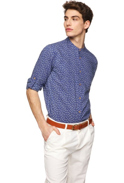 United Colors Of Benetton Hakim Yaka Desenli Gömlek