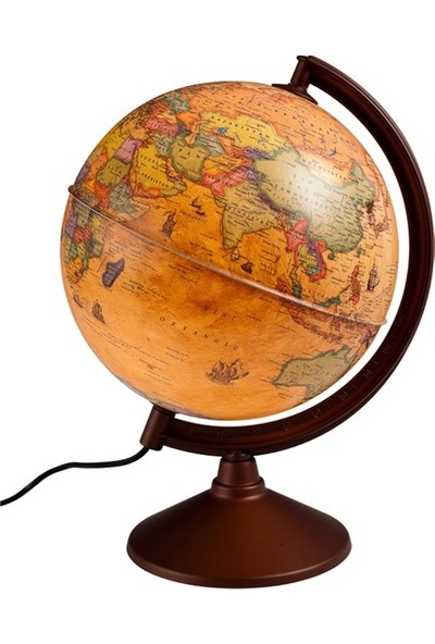 Artı Inox Antik Yerküre 30 Cm- Işıklı
