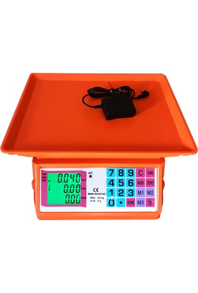 Bydiz T1 Elektronik Dijital Bakkal Manav Market Mutfak Pazarcı Terazisi 40 kg - 0,2 gr Turuncu Bydiz T1 Elektronik Dijital Bakkal Manav Market Mutfak Pazarcı Terazisi 40 kg - 0,2 gr Turuncu