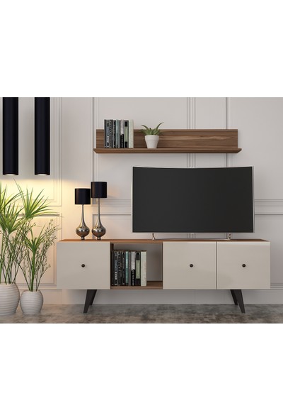 Cool Home Tarz Tv Ünitesi-Ceviz Aytaşı 160 Cm