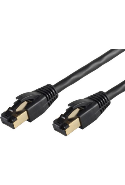 IRENIS CAT8 F/FTP Ethernet (Network, LAN) Kablosu, Siyah, 25 cm IRENIS CAT8 F/FTP Ethernet (Network, LAN) Kablosu, Siyah, 25 cm