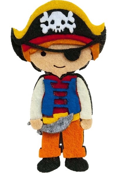 Toptan Keçe Keçe Korsan Adam Figürü 3 Adet Keçeden Korsan Süsü Toptan Keçe Keçe Korsan Adam Figürü 3 Adet Keçeden Korsan Süsü