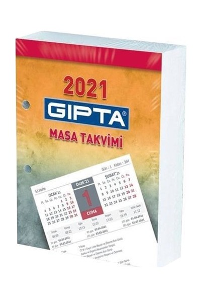 Gıpta 2021 Blok Masa Takvimi 10x13 cm Gıpta 2021 Blok Masa Takvimi 10x13 cm