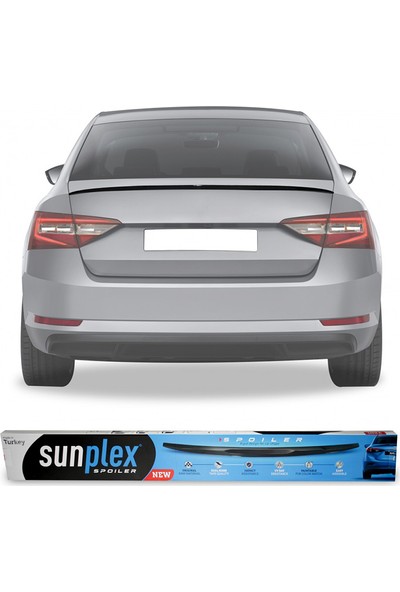 Sunplex Skoda Superb Bagaj Üstü Spoiler Piano Black Sunplex Skoda Superb Bagaj Üstü Spoiler Piano Black