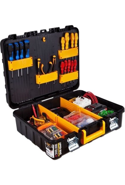 Morponi Profesyonel Teknisyen Takım Çantası ASR-4025 Metal Kilitli 1.sınıf Alet Çantası El Çantası Morponi Profesyonel Teknisyen Takım Çantası ASR-4025 Metal Kilitli 1.sınıf Alet Çantası El Çantası