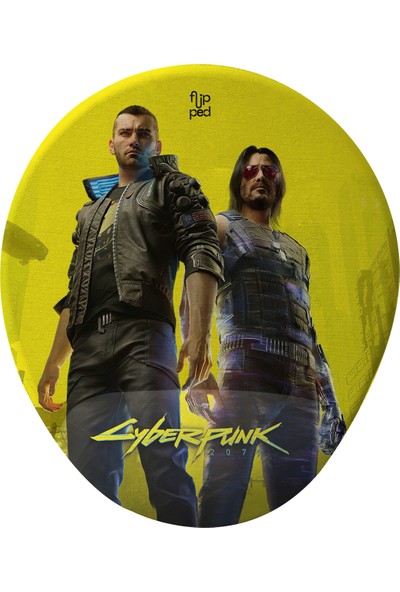 Flipped Cyberpunk S Bilek Destekli Oyuncu Mousepad