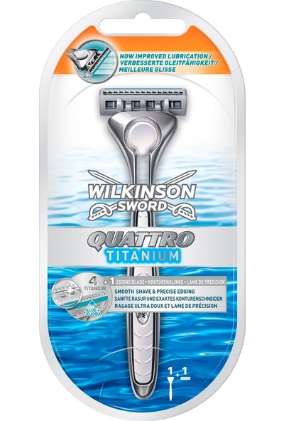 Wilkinson Sword Quattro Titanium Manuel Tıraş Bıçağı Wilkinson Sword Quattro Titanium Manuel Tıraş Bıçağı