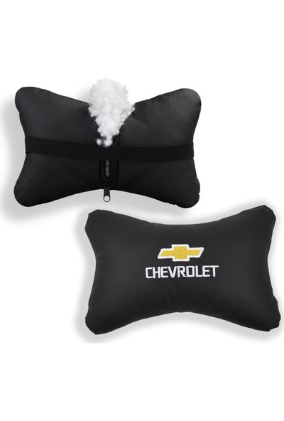 Oto Craft Chevrolet Lüks Boyun Yastığı 2 Adet Oto Craft Chevrolet Lüks Boyun Yastığı 2 Adet