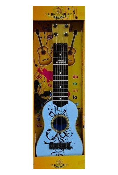 Aslan Oyuncak İspanyol Gitar Mavi 50 cm Aslan Oyuncak İspanyol Gitar Mavi 50 cm