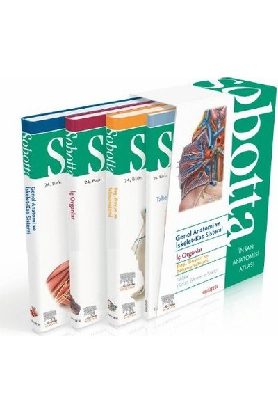 Medipres Yayıncılık Sobotta Insan Anatomisi Atlası 4 Cilt