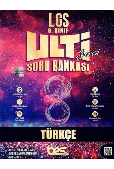 Bes Yayınları 8. Sınıf LGS Türkçe Ulti Serisi Soru Bankası Bes Yayınları 8. Sınıf LGS Türkçe Ulti Serisi Soru Bankası