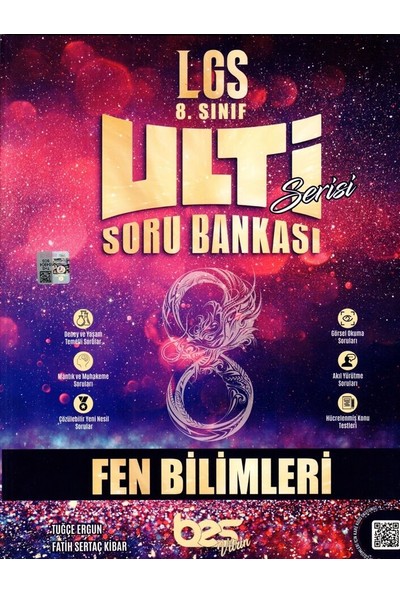 Bes Yayınları 8. Sınıf LGS Fen Bilimleri Ulti Serisi Soru Bankası - Fatih Sertaç Kibar Bes Yayınları 8. Sınıf LGS Fen Bilimleri Ulti Serisi Soru Bankası - Fatih Sertaç Kibar