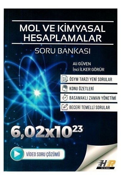 Hız ve Renk Yayınları Mol ve Kimyasal Hesaplamalar Soru Bankası - Ali Güven