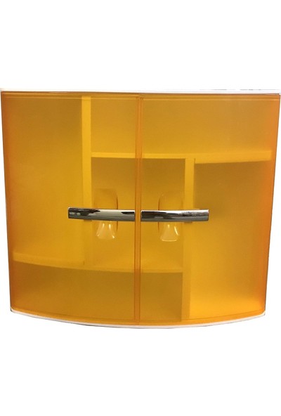 Primanova Banyo ve Ecza Dolabı Şeffaf Portakal