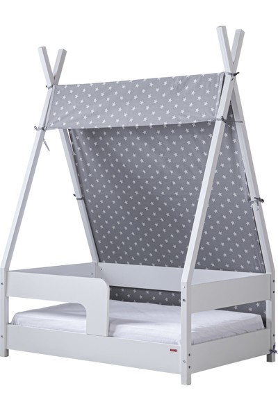 Kanz Vista Beyaz 80x130 Montessori Karyola Tenteli Kanz Vista Beyaz 80x130 Montessori Karyola Tenteli