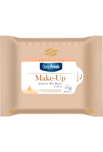 Deep Fresh Makyaj Temizleme Mendili Ekstra Krem 25 Yaprak Deep Fresh Makyaj Temizleme Mendili Ekstra Krem 25 Yaprak