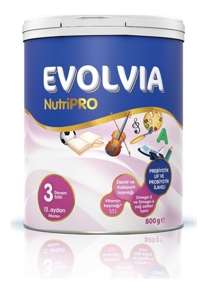 Evolvia NutriPRO 3 800 g Fiyatı, Taksit Seçenekleri ile Satın Al