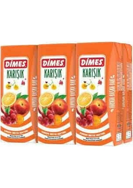 Dimes Karışık Meyve Suyu 6x200 ml Fiyatı - Taksit Seçenekleri